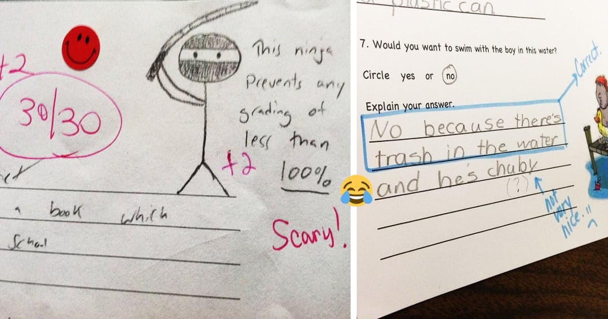 The Most Creative Test Answers Written By Kids